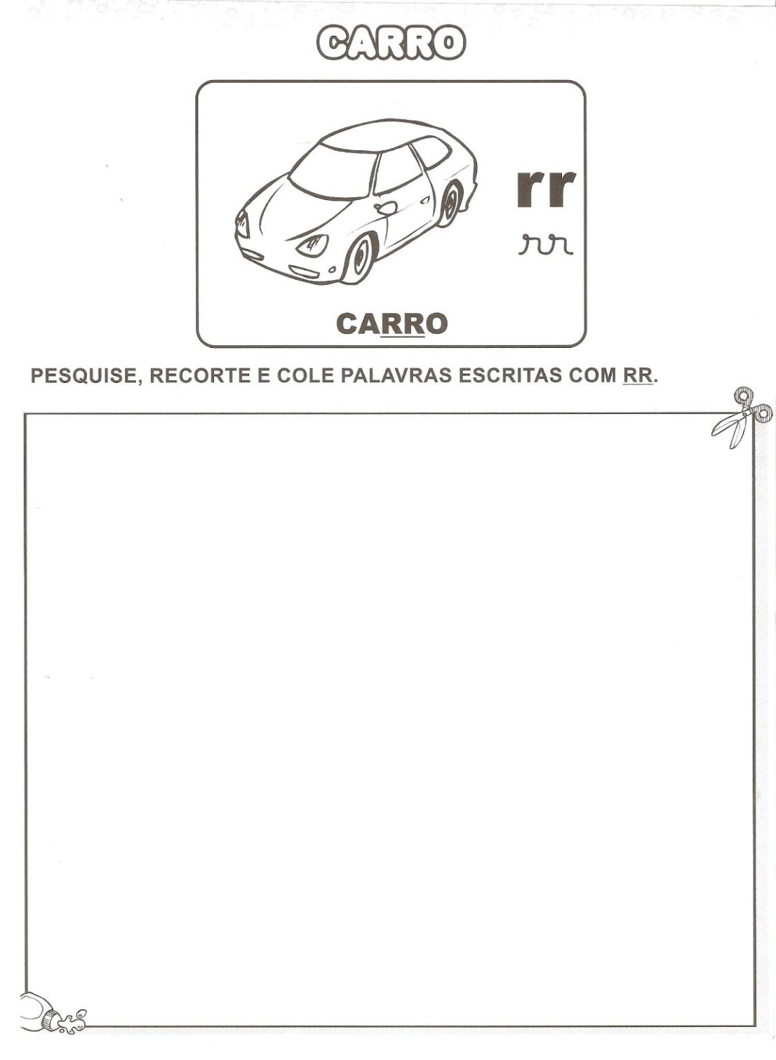 34 Atividades com R ou RR para Imprimir - Livraria Pública